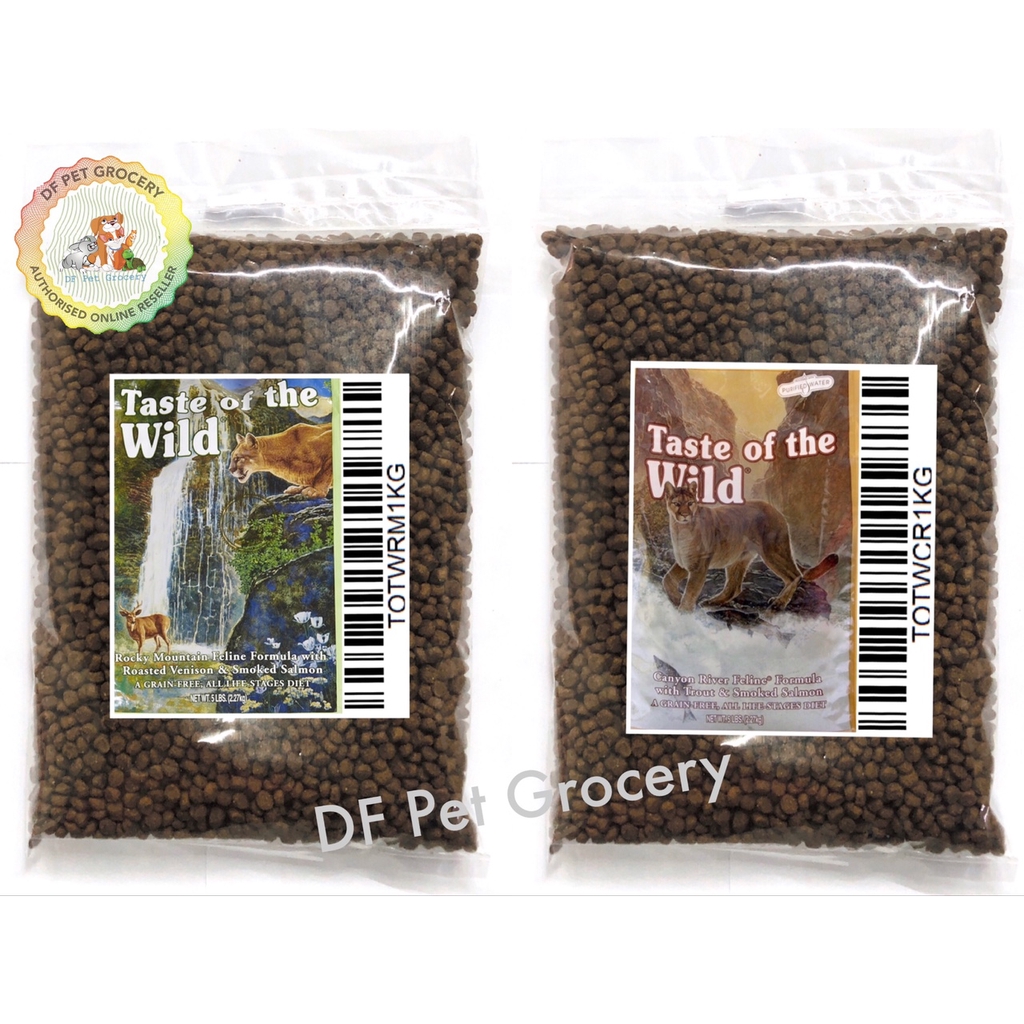 Taste Of The Wild Cat Food 1kg - Rocky Mountain / Canyon River ( TOTW ...