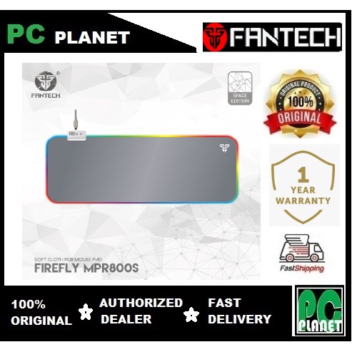 Fantech Mpr800s Rgb Mouse Pad White Space Edition | Shopee Malaysia