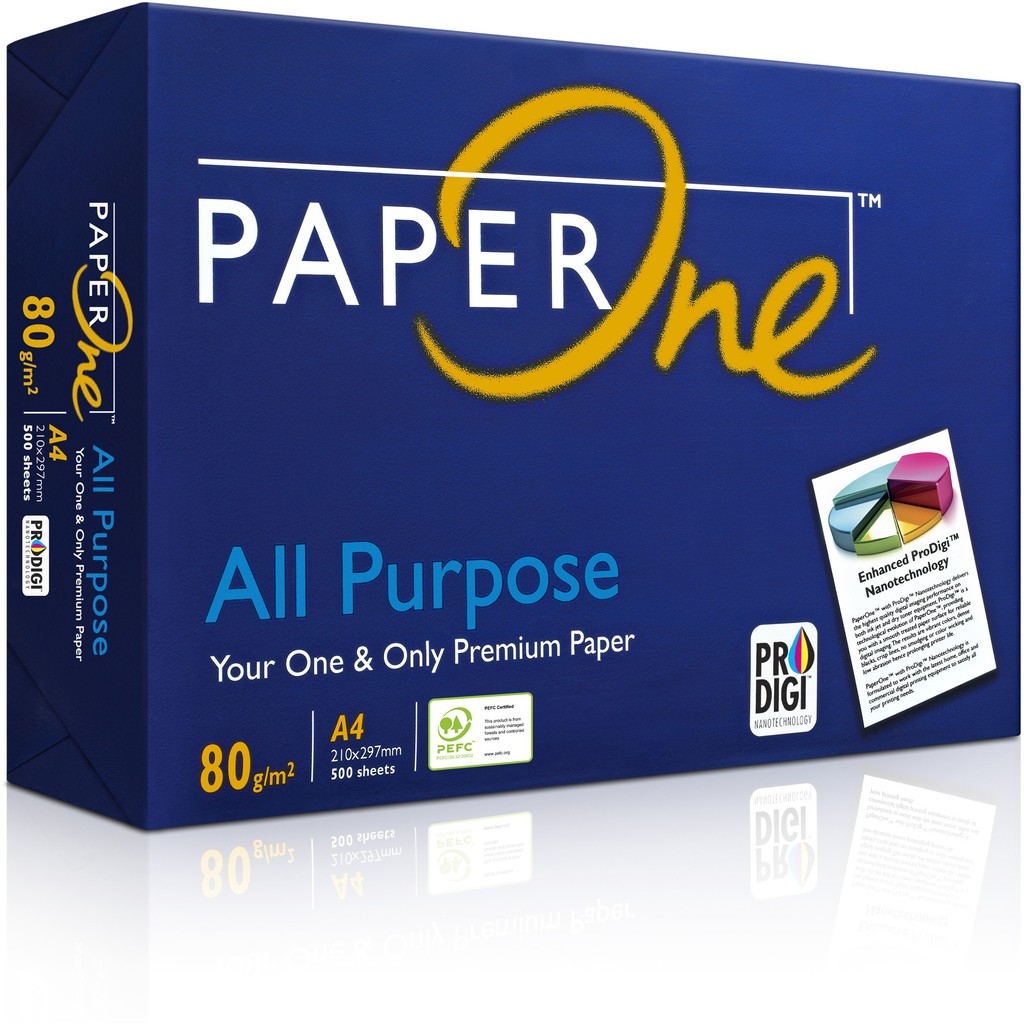 PaperOne All Purpose A4 Paper (80gsm) - 1 ream | Shopee Malaysia