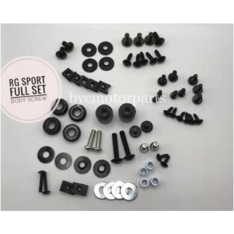 SUZUKI RG SPORT RGV120 BODY COVER SET SKRU SCREW 3 IN 1 SET ...