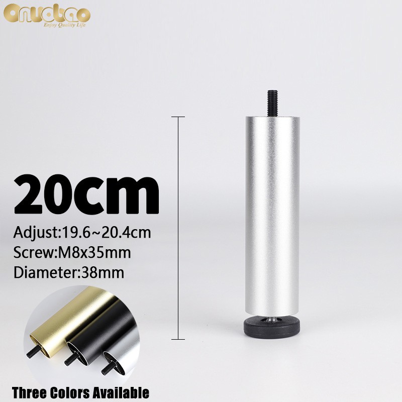 Nobao M8 Screw Adjustable Aluminum Sofa Leg Furniture Leg for Table ...