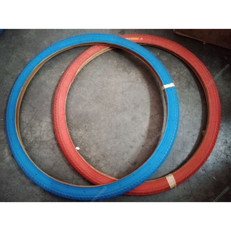 Tayar Basikal Warna 20x1 3/8 Colour Bicycle Tyre - Folding Bike Fixie ...