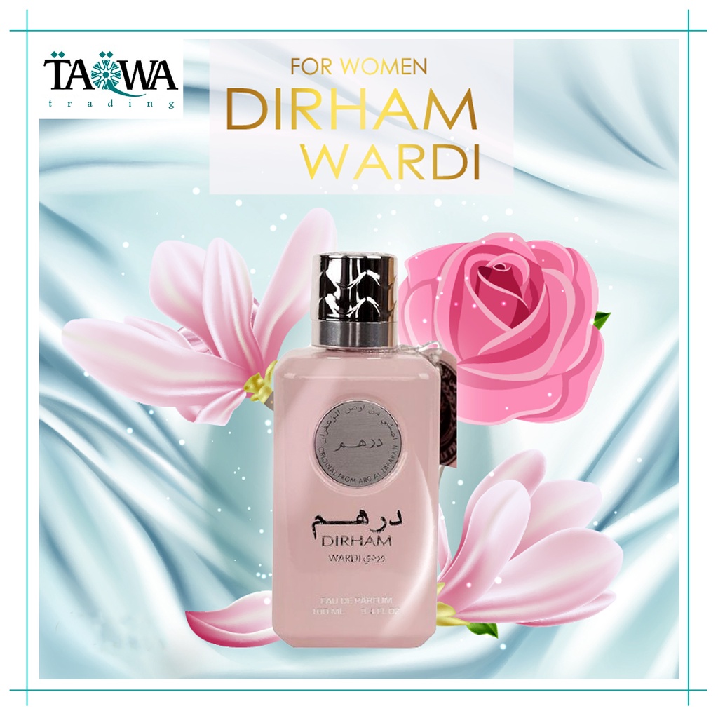 Dirham Wardi 100ML Perfume 100% Original Ard Al Zaafaran Woman Spray ...