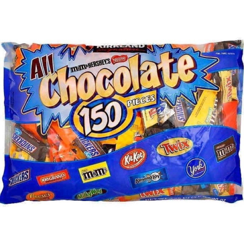 Synthetic Chocolate Candy 150 Pieces Kirkland (Usa) | Shopee Malaysia