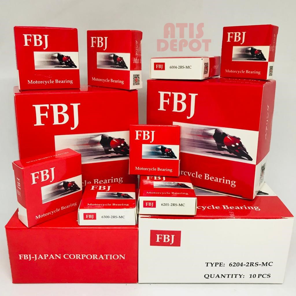 FBJ ( 2RS ) Tayar Depan Belakang Sprocket Motorcycle Bearing 6004 6200 ...