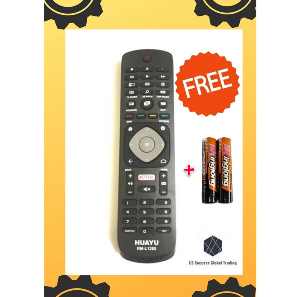 🔥Hot Product🔥 HUAYU PHILIPS RM-L1285 COMMON LCD/LED TV REMOTE CONTROLLER | Shopee Malaysia