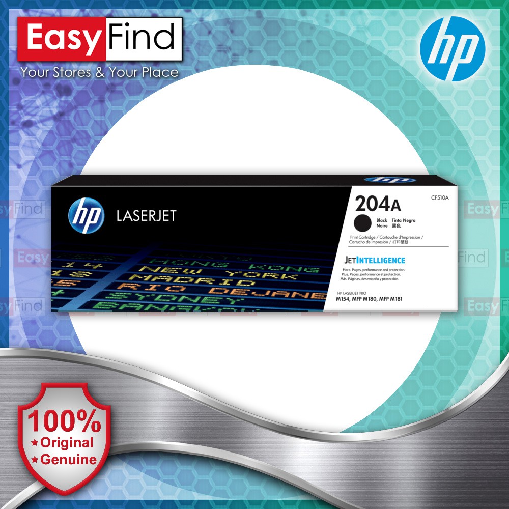 HP 204A Black Original LaserJet Toner Cartridge (CF510A) | Shopee Malaysia