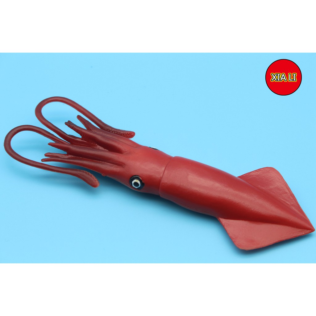 【Spot】Sea Life Underwater World Squid Action Figure Aquarium Ocean ...