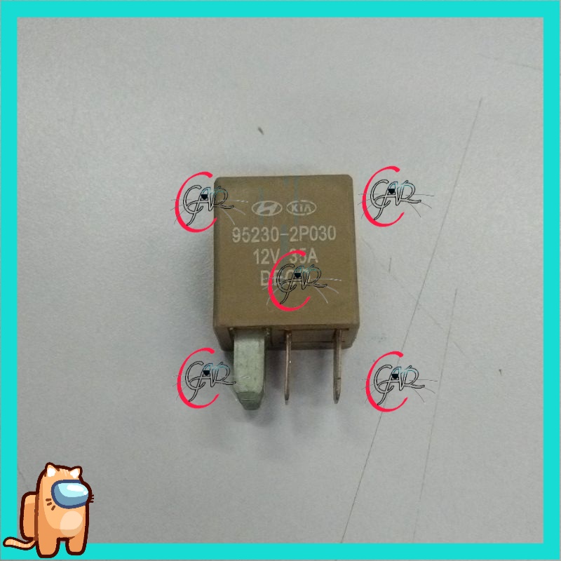 MICRO FAN RELAY PROTON EXORA PREVE (4PIN/12V/35A) PW857017V1 95230 ...