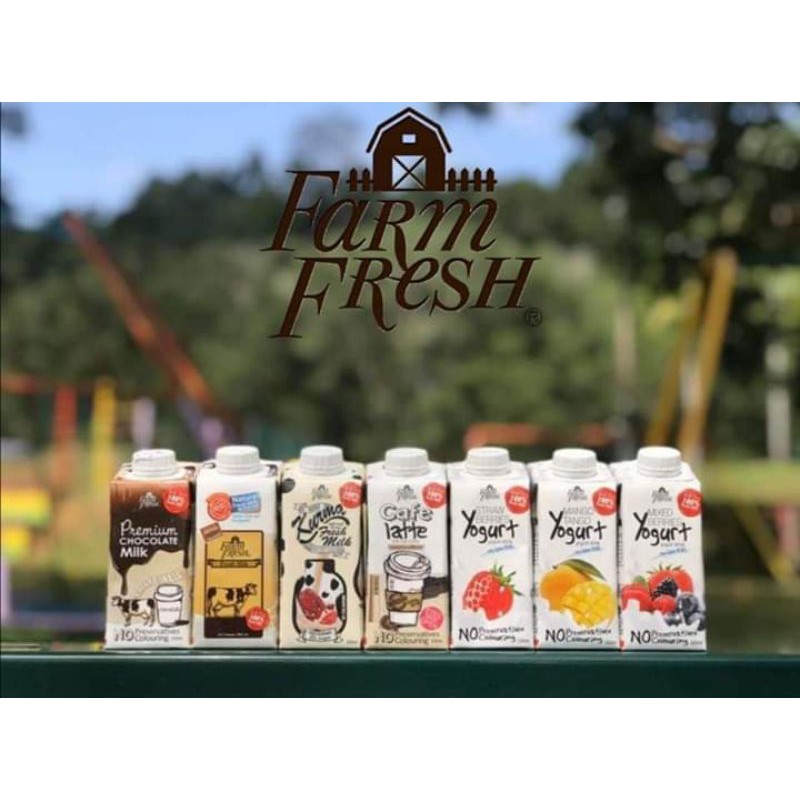 FARM FRESH MILK UHT (24PCS) (READY STOK)(FREE BURBBLE WRAP) | Shopee ...