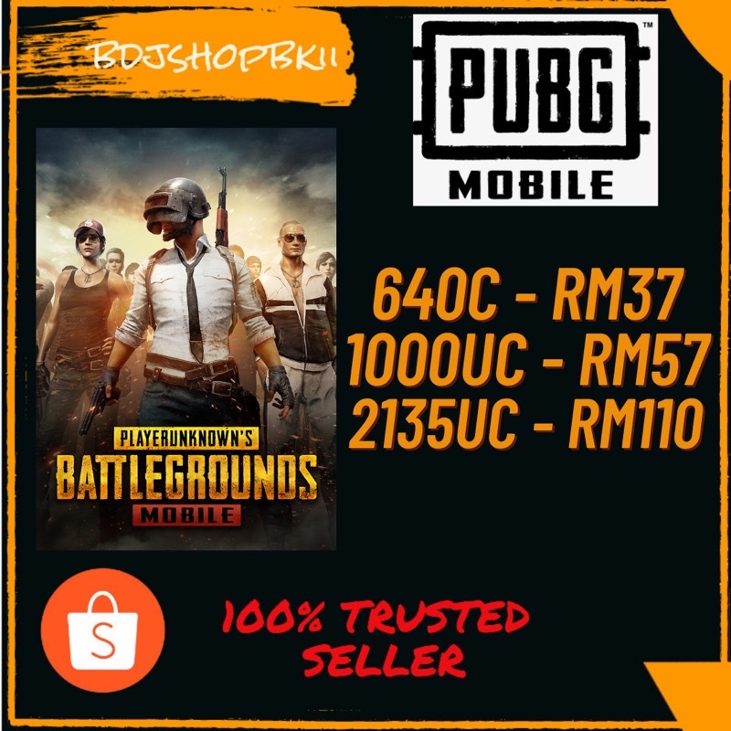 🔥UC PUBG MOBILE MURAH 525|1100|2135| 🔥 | Shopee Malaysia