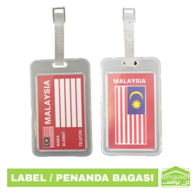 LABEL / PENANDA BAGASI (PLASTIK) | Shopee Malaysia