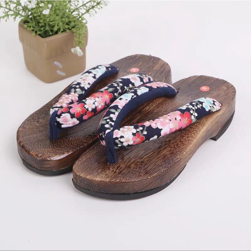 Japanese traditional shoe geta wooden slipper wooden shoe freesize ...