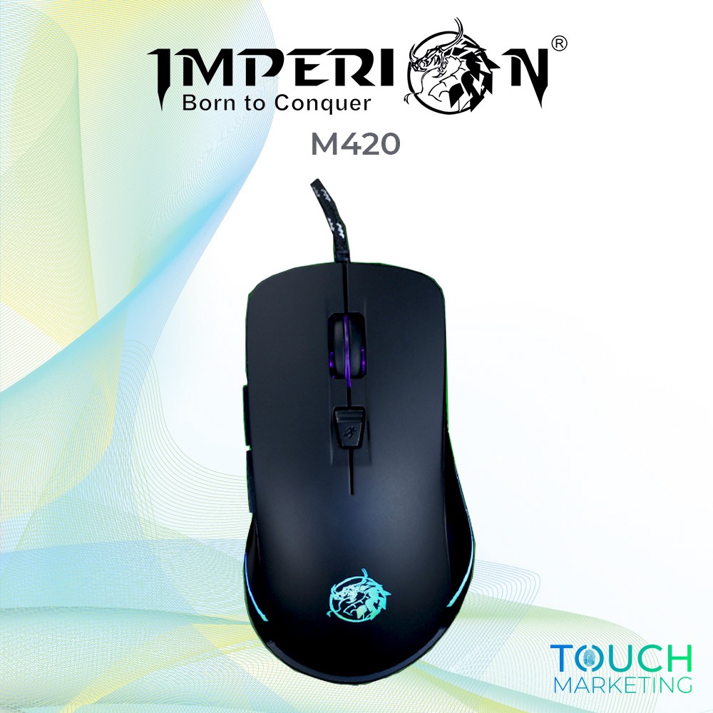 IMPERION M420 CROSSBOW RGB GAMING MOUSE | Shopee Malaysia