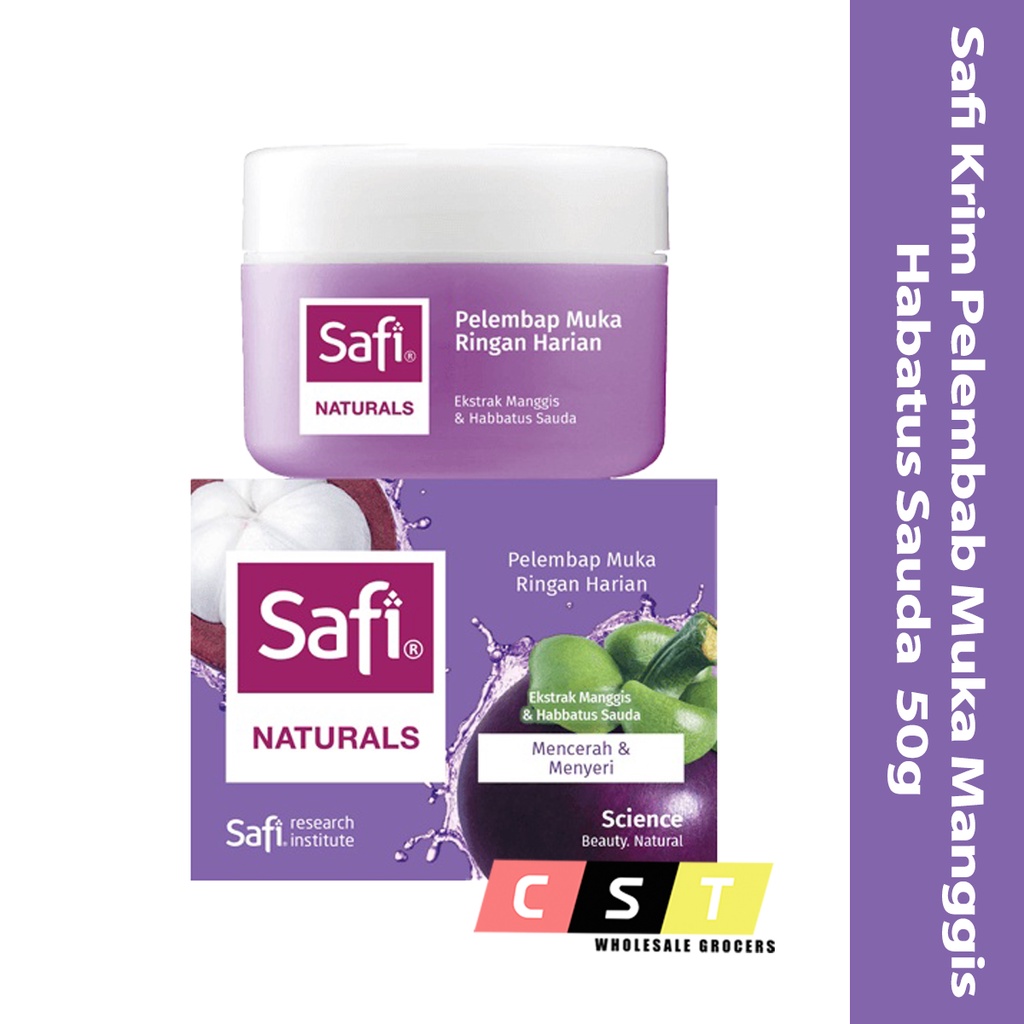 Safi Krim Pelembab Muka Manggis Habatus Sauda 50g | Shopee Malaysia