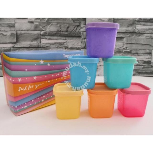 Tupperware Rainbow Cubes Gift Set (6) | Shopee Malaysia