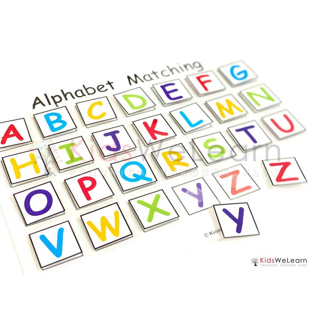 Alphabet Matching - Montessori Toy Early Learning Activity For Toddlers ...
