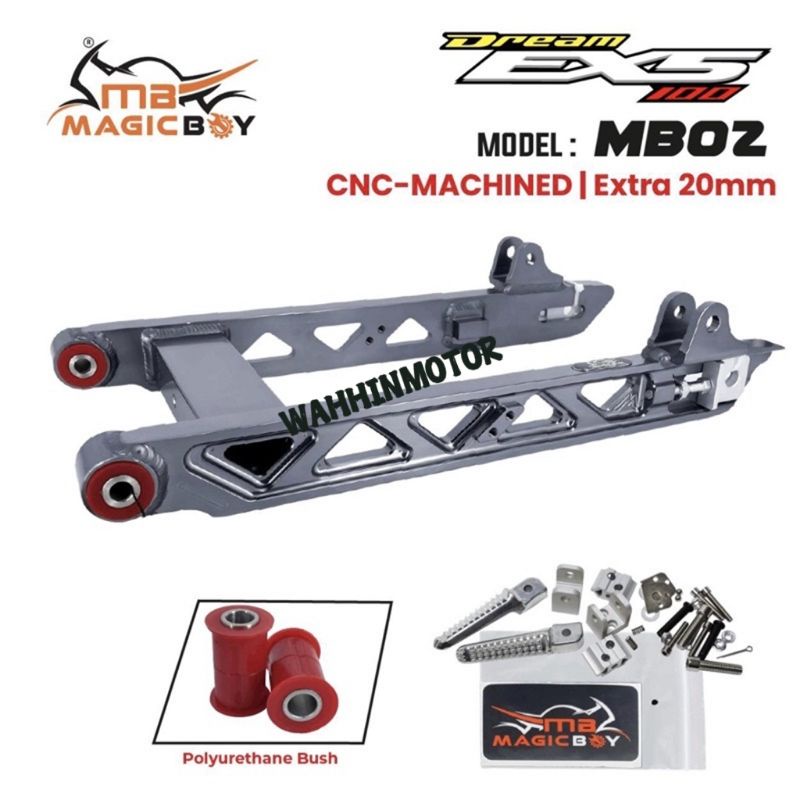 [ MAGIC BOY ] CNC ALLOY HEAVY DUTY SWING ARM MB02 EX5 DREAM CLASS 1 WAVE100 DREAM110 MB2 ...