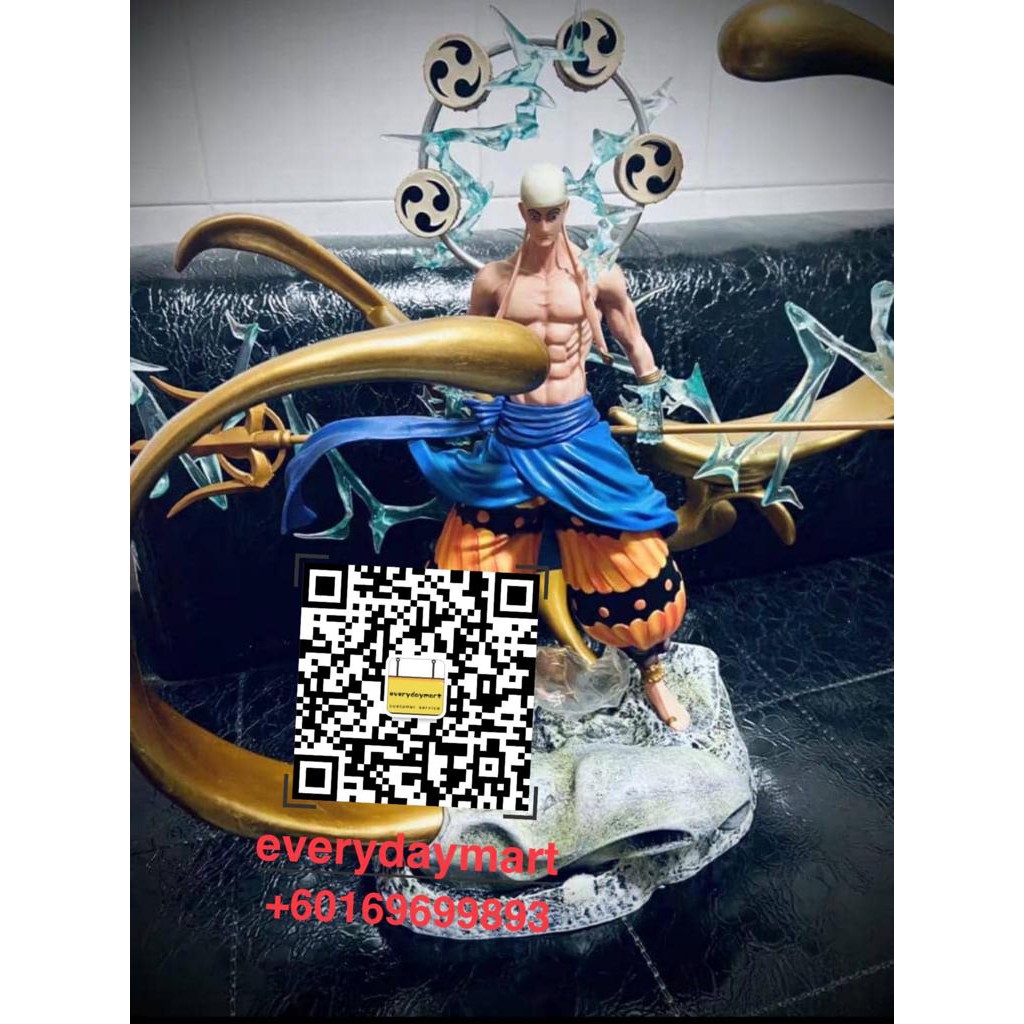 ONE PIECE🔥ENEL🔥TYRANNICAL GOD SKYPIEA ENERU DOUBLE HEAD SCULPTS STATUES ...