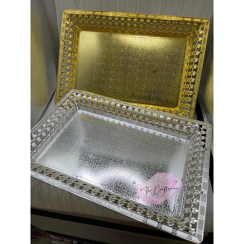 Dulang Tray - Gold / Silver (20pcs) | Shopee Malaysia
