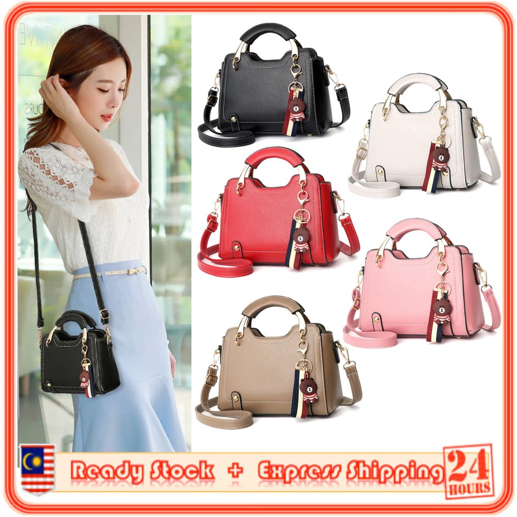 MILANDO Ladies Women PU Leather Handbag Tote Sling Bag Handbeg Beg ...