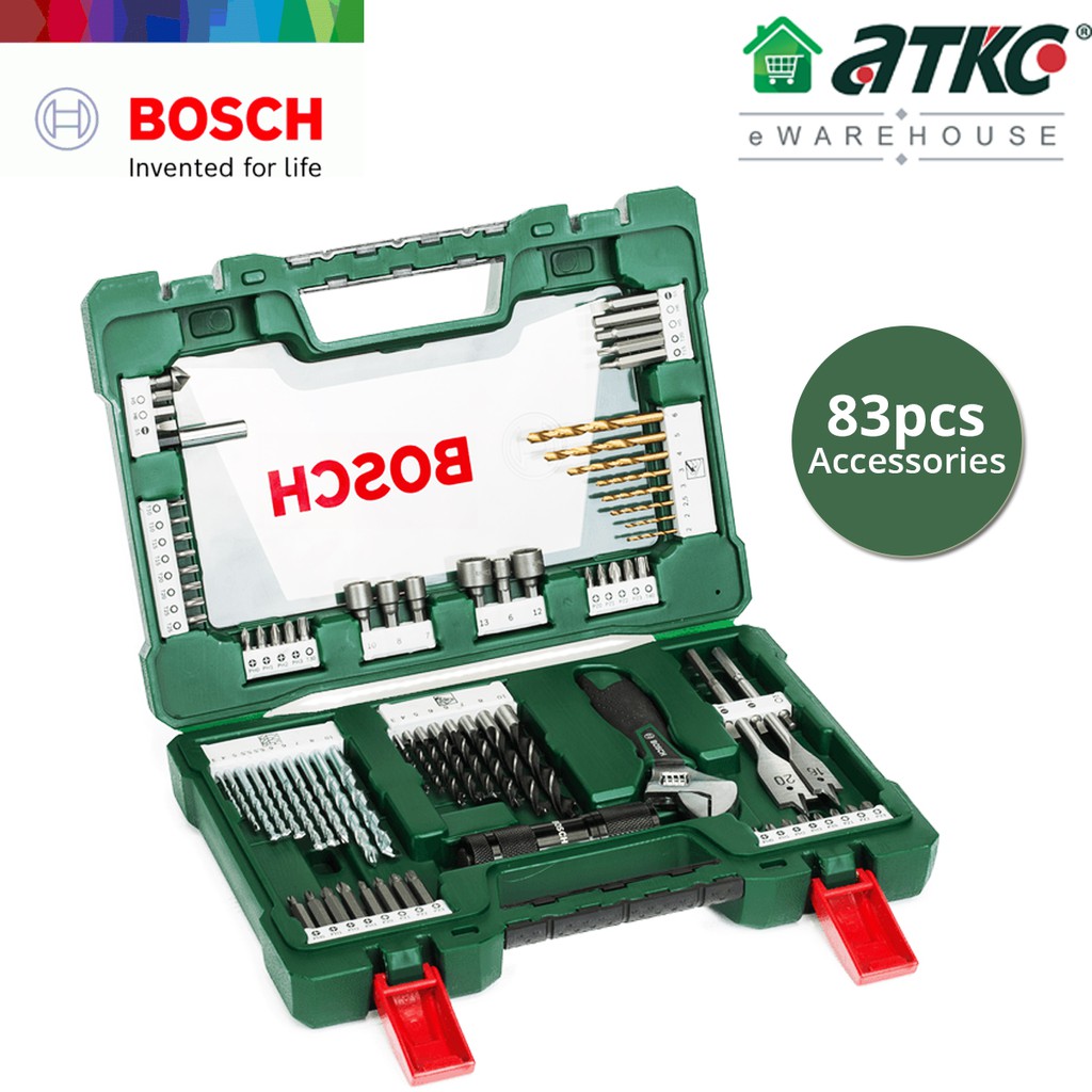 Bosch V Line 83pcs Drill Bits And Screwdriver Bits Set 2607017193