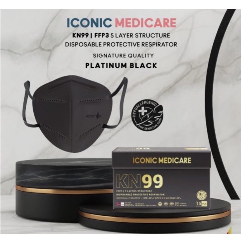 ICONIC Medicare KN99 5 Layers Disposable Protective Medical Face Mask ...