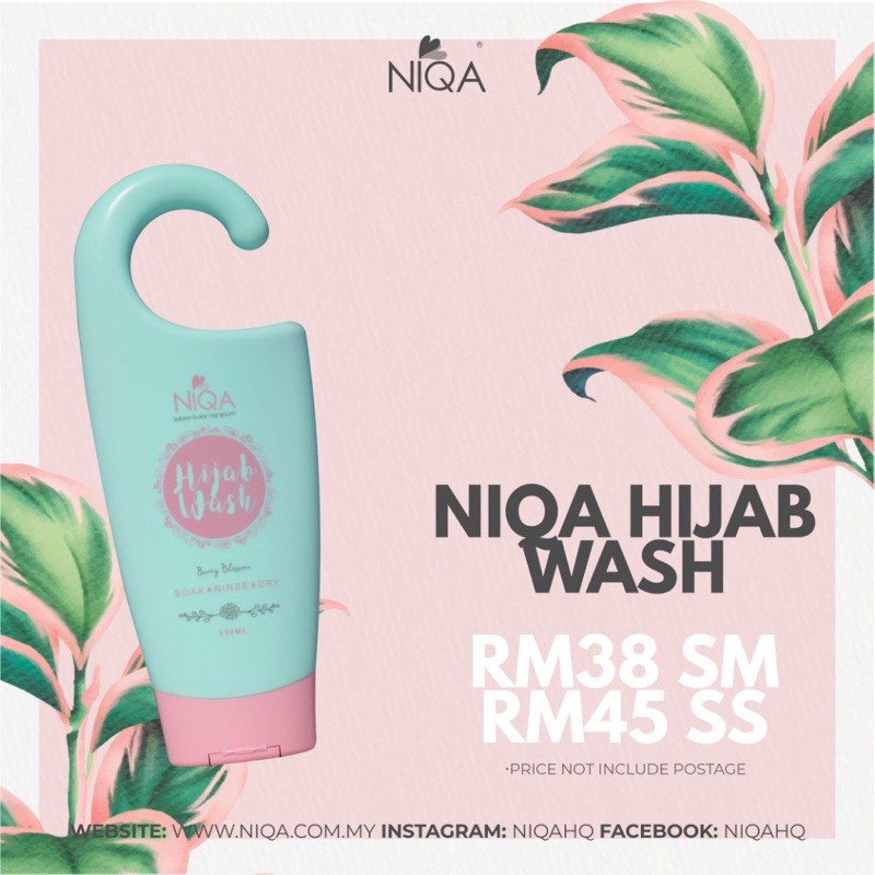 💥💯NIQAHQ + 🎁 - Niqa Hijab Wash - Rendam, Bilas dan Sidai | Shopee Malaysia