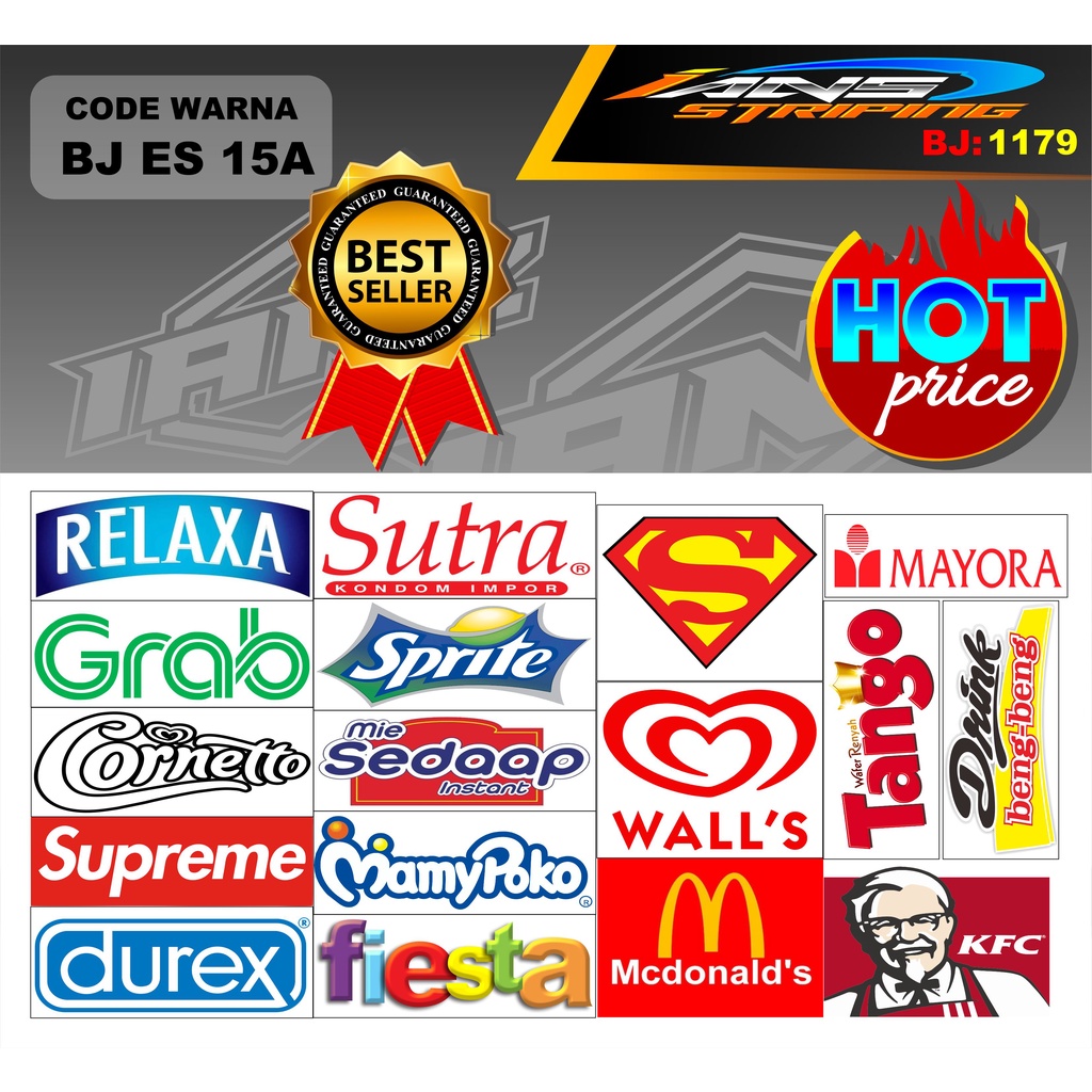 Silk RELAX SPONSOR LOGO STICKER / SUPERMAN LOGO STICKER / HOLOGRAM ...