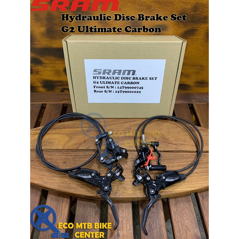 SRAM G2 Ultimate Carbon Hydraulic Disc Brake Set | Shopee Malaysia