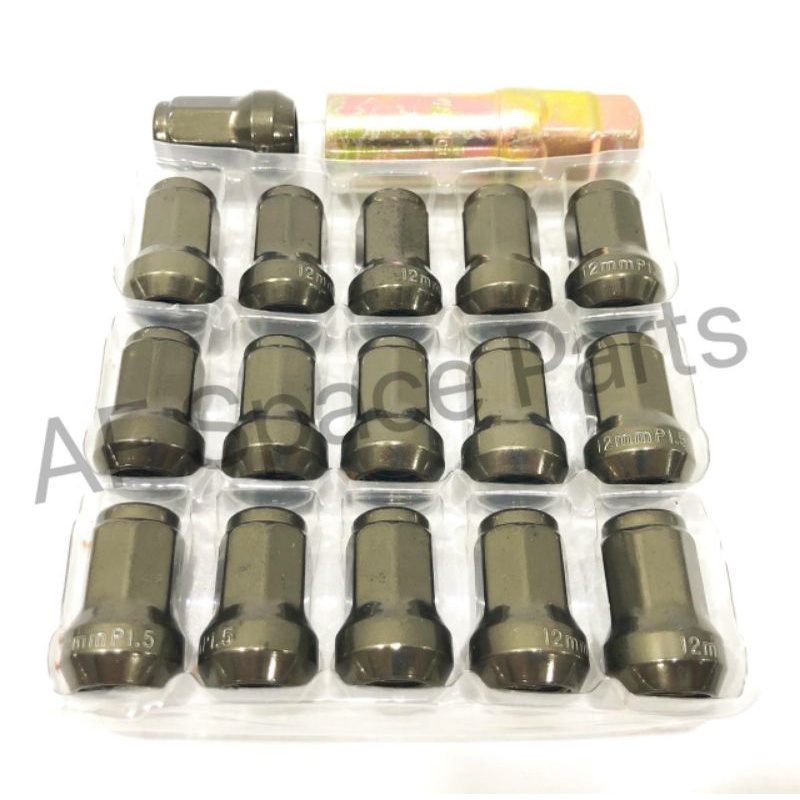 16Biji Wheel Nut Besi Toyota Vios NCP42 NCP93 NCP150 NCP151 NSP150 ...