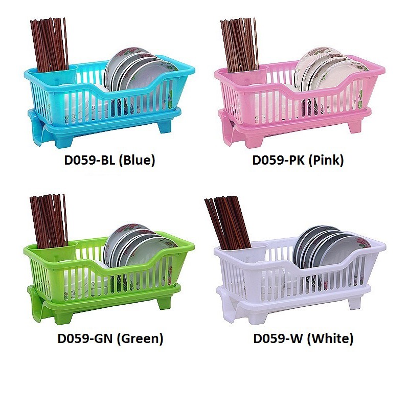 READY STOCK!!! Dish Rack (44.5cm x 23cm x 18cm) | Shopee Malaysia