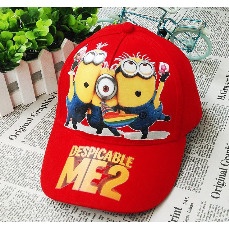 Minion & Friends Cap (Red) | Shopee Malaysia