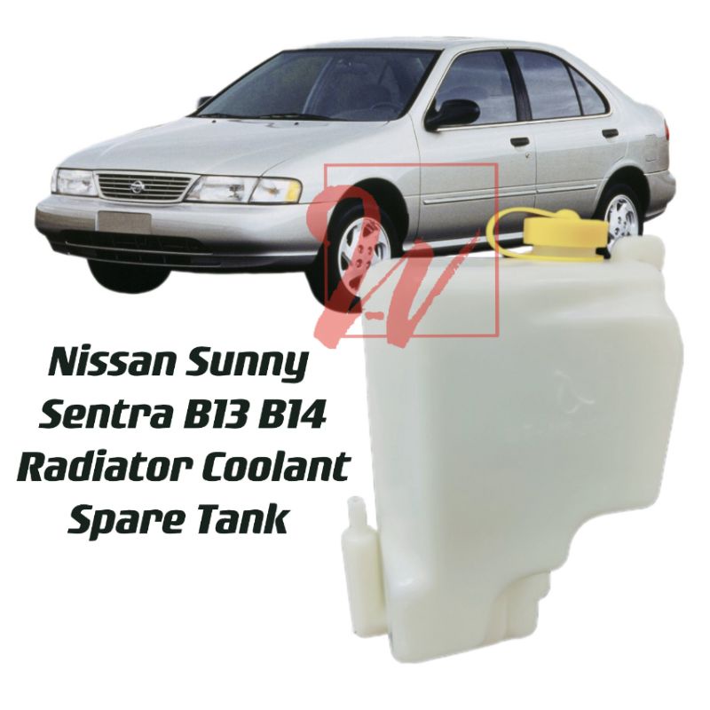Nissan Sunny Sentra B13 B14 Radiator Coolant Reservoir Spare Tank New ...