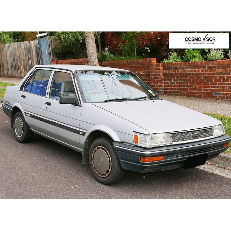 TOYOTA COROLLA AE80 LE/XL 84Y-87Y (SMALL FLAT 2.6″-3″) DOOR VISOR ...