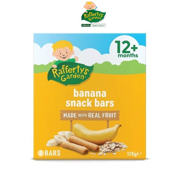 Rafferty's Garden Banana Baby Snack Bars 12m+(Exp: Jan 2025) | Shopee ...