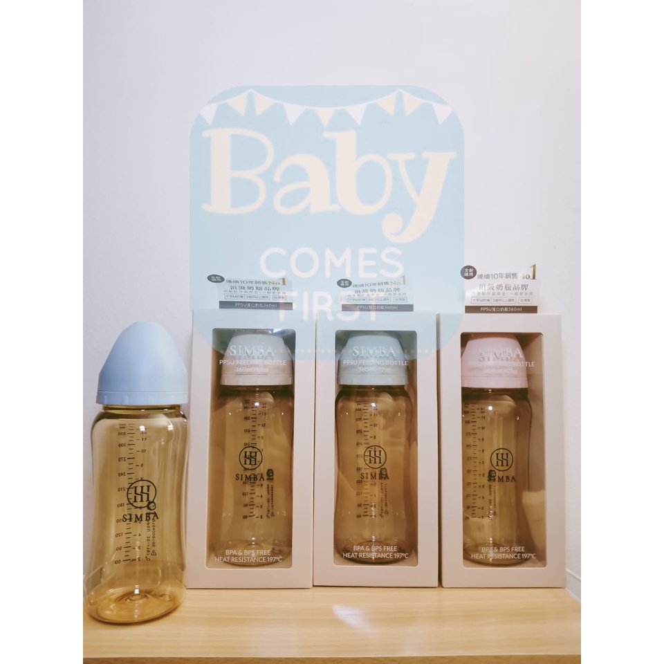 📣📣Clearance🌟🌟 Simba allonge All Ages 360ml/12oz PPSU Wide Neck Anti ...