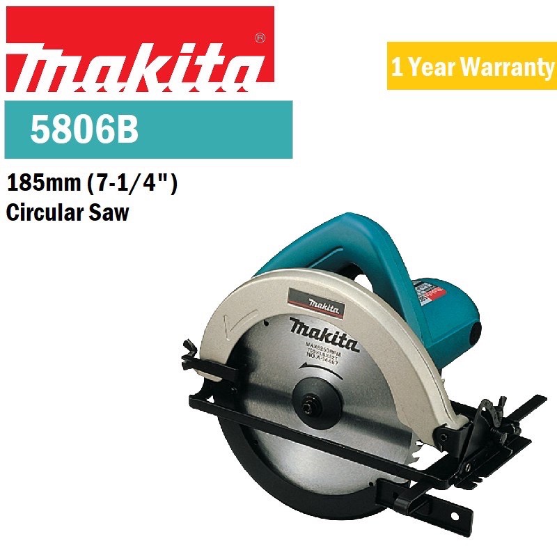 Makita 5806B 185mm 7-1/4' Circular Saw (1 Year Warranty) | Shopee Malaysia