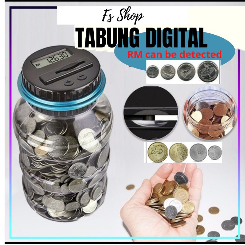 READY STOCK Cute Tabung Budak Tabung Digital Coin Bank menabung syiling ...
