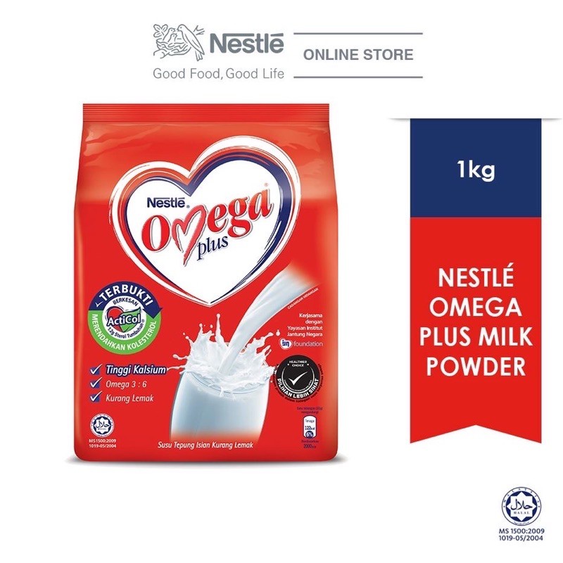 Nestle Omega Plus Milk Powder (1kg) | Shopee Malaysia