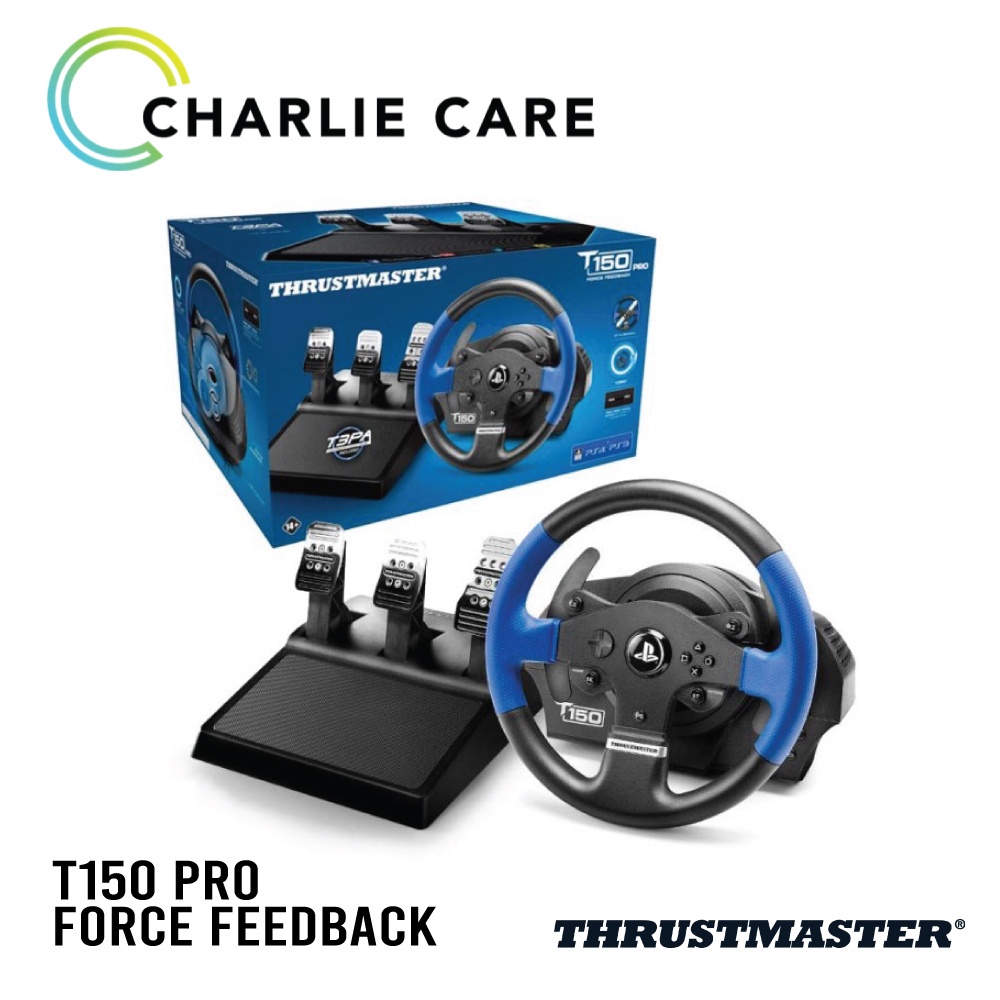 Thrustmaster T150 PRO Force Feedback for PC / Playstation 3 / PlayStation 4 / PS4 Steering wheel ...