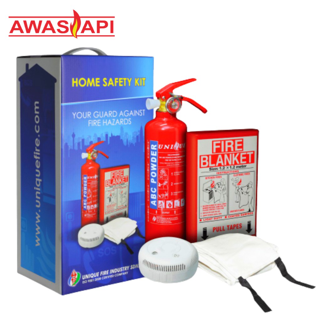 [READY STOCK] HOME SAFETY KIT/ KIT KESELAMATAN RUMAH (1KG ABC Fire ...