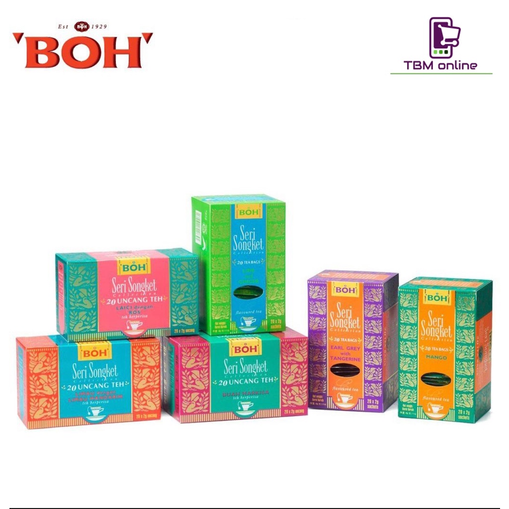 BOH Seri Songket Collection 20s (Herb & Fruit Infusion) Flavoured Tea ...