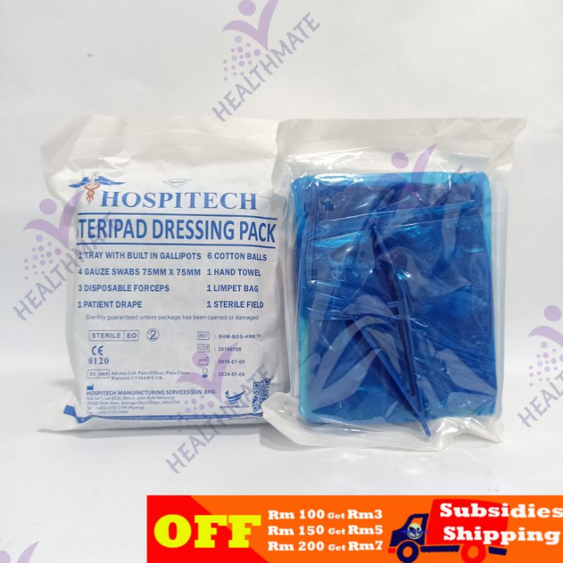 HOSPITECH Steripad Dressing Pack(1unit) | Shopee Malaysia