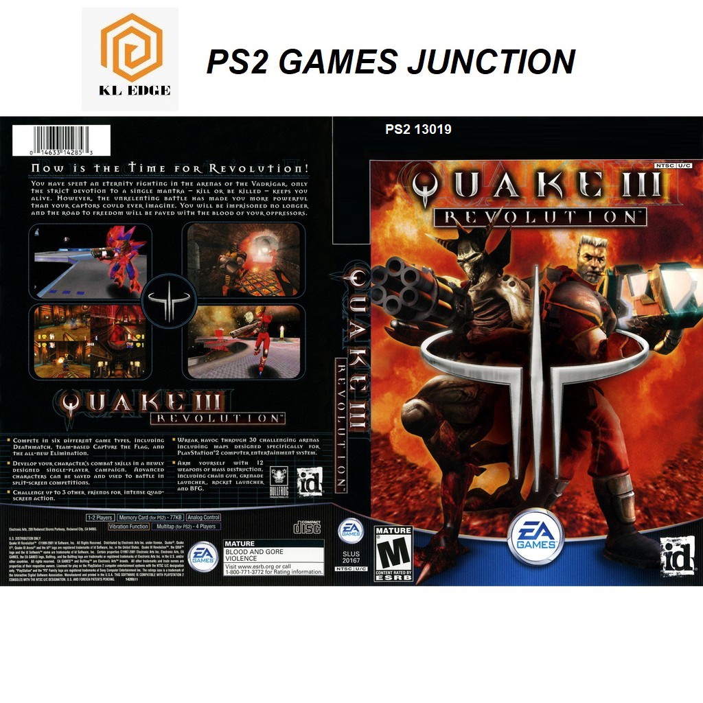 🔥PS2 CD DVD Games🔥 Quake III Revolution (CD games) | Shopee Malaysia