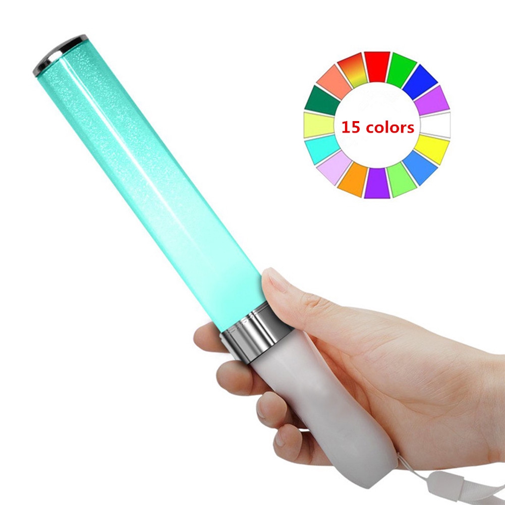 Vocal Concerts Glow Sticks LED 15 Colors Change Light Stick Party ...