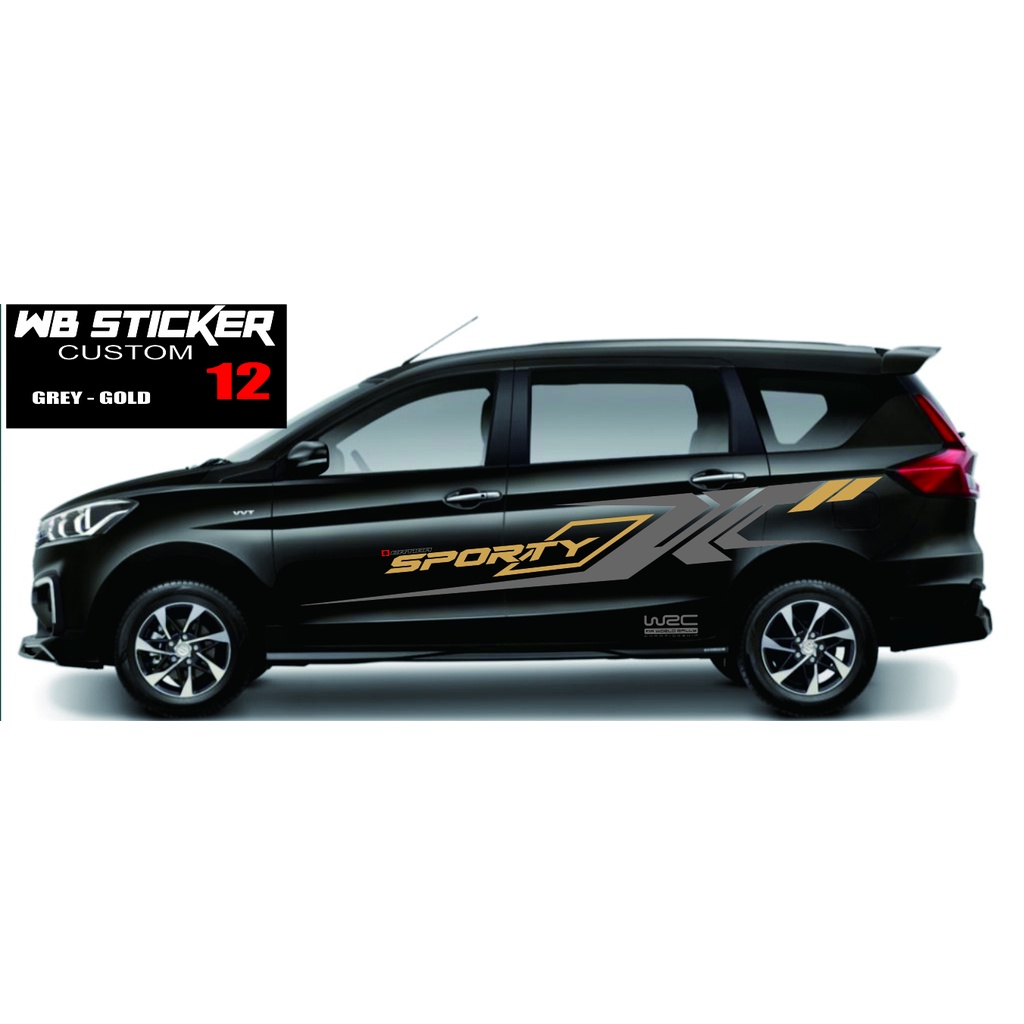Side BODY STICKER CUTTING STICKER Variations Of Cars NEW ERTIGA,AVANZA ...