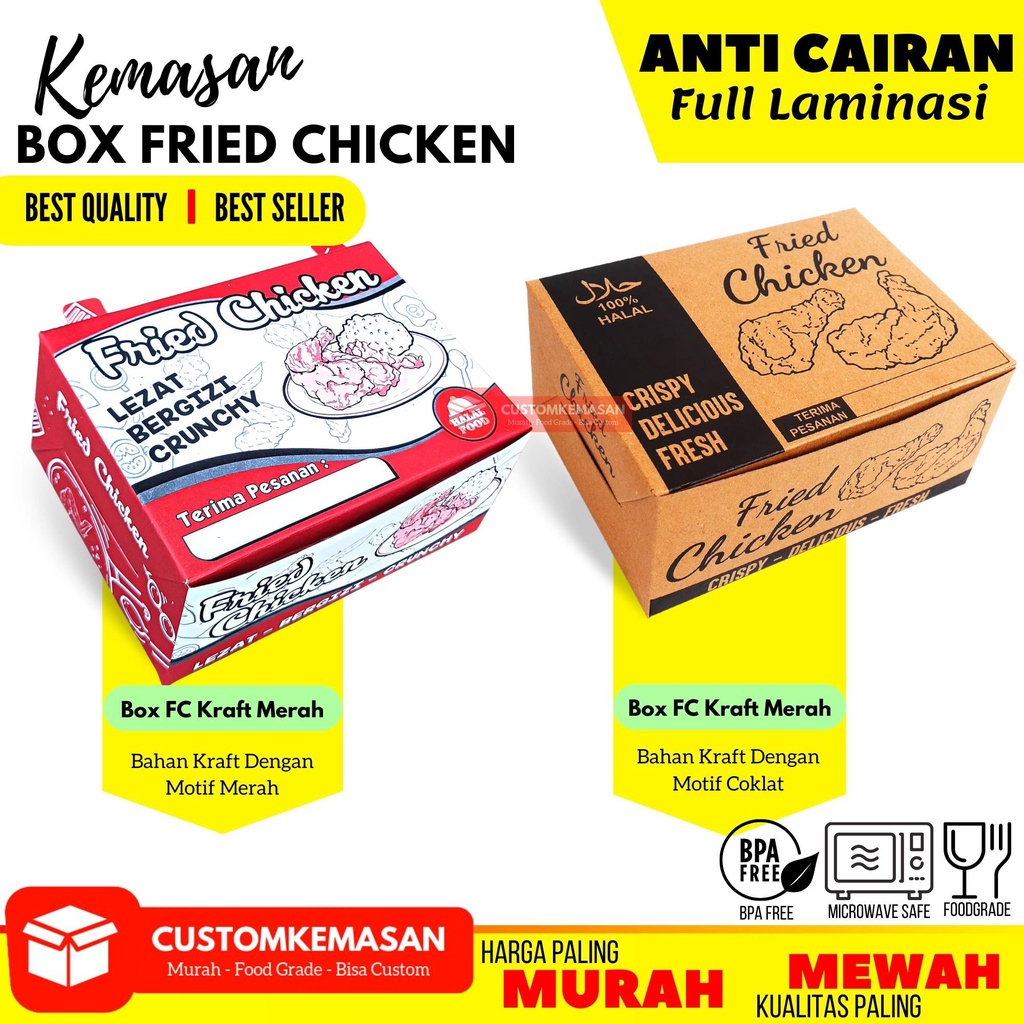 Fried Chicken Box / Fried Chicken Box Packaging / Fried Chicken Box ...