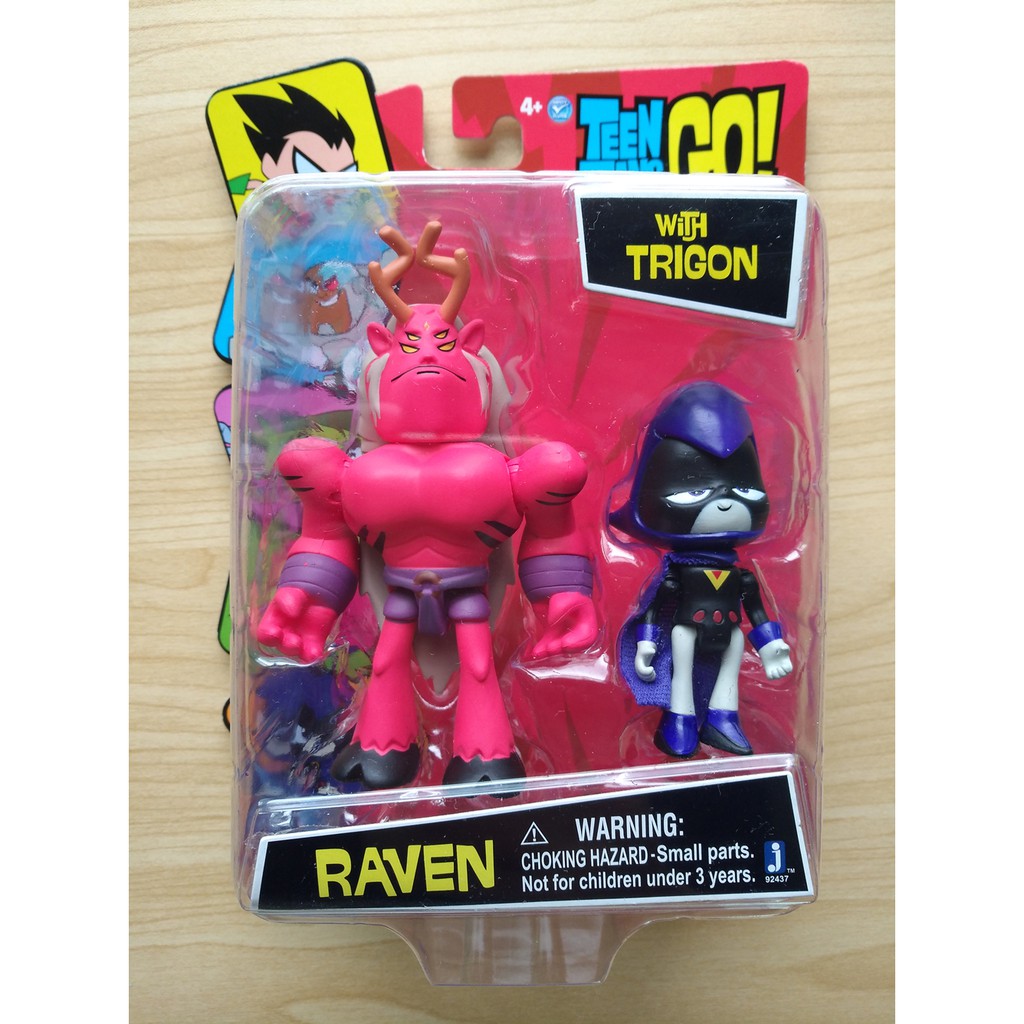 DC Comics Original TEEN TITANS GO! Action Figure 3'' RAVEN with trigon ...