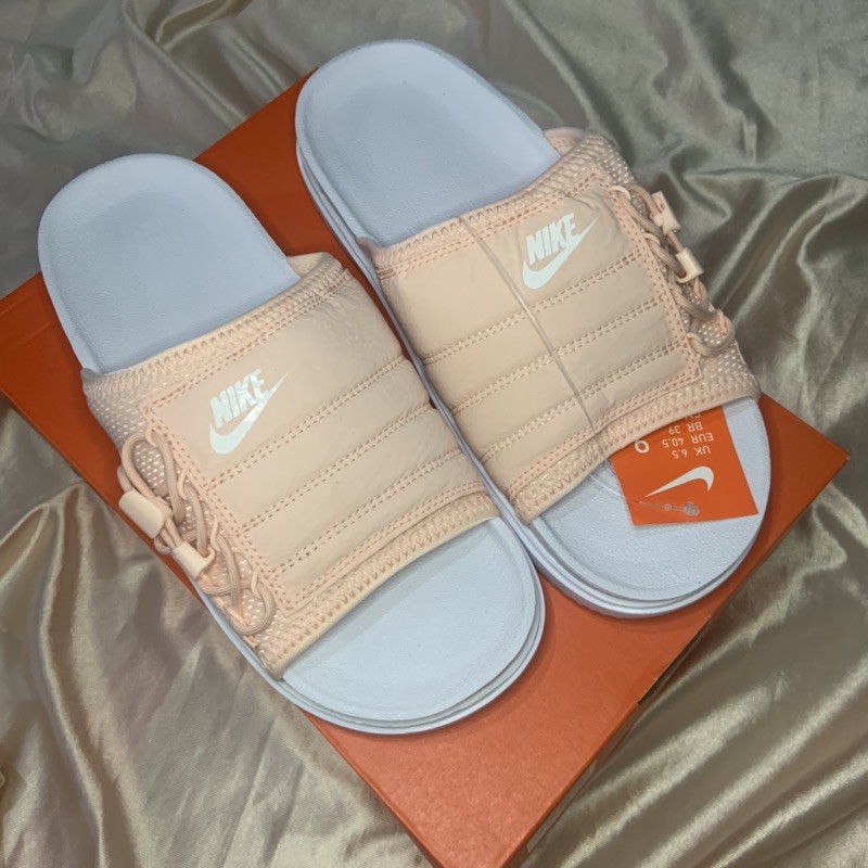 Authentic Nike Asuna Slide Coral Pink from | Shopee Malaysia
